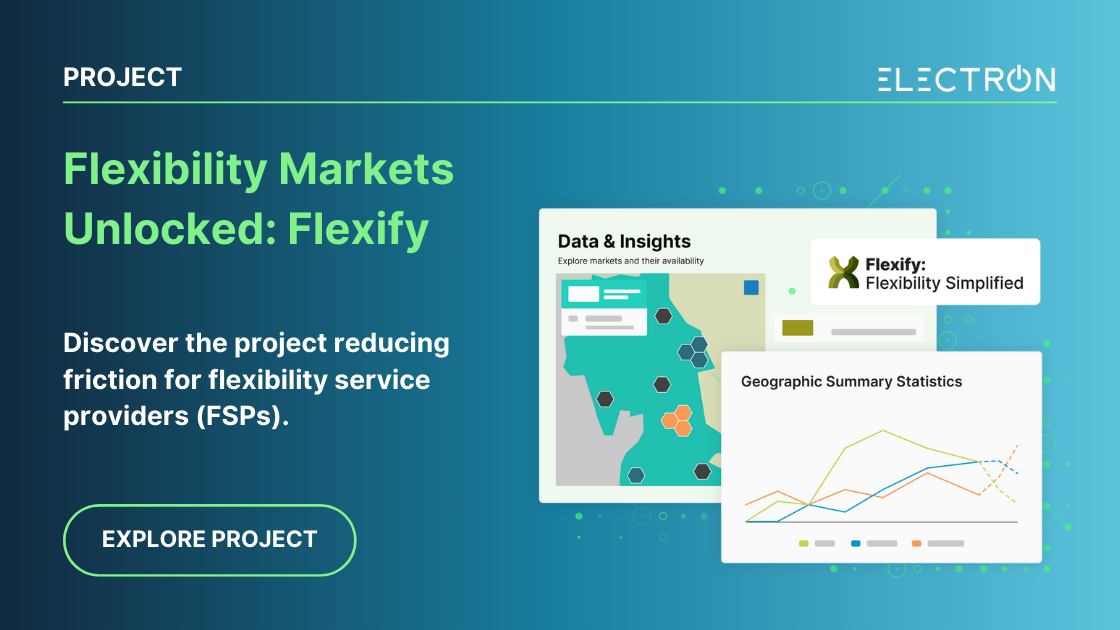 Flexibility Markets Unlocked: Reducing friction for FSPs | Electron