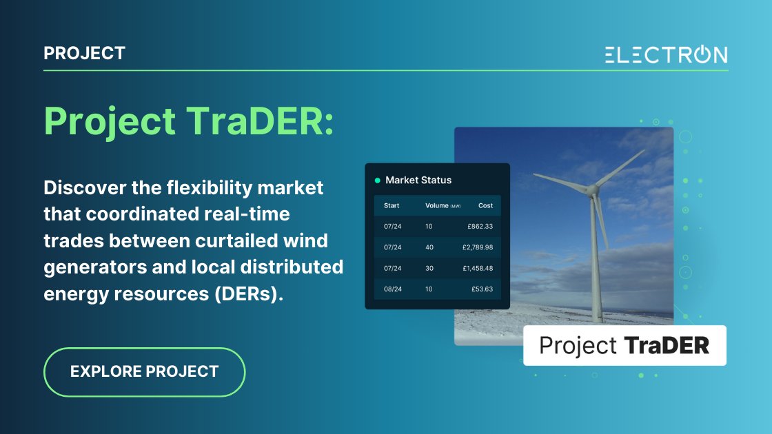 Project TraDER: Local curtailment avoidance use case | Electron